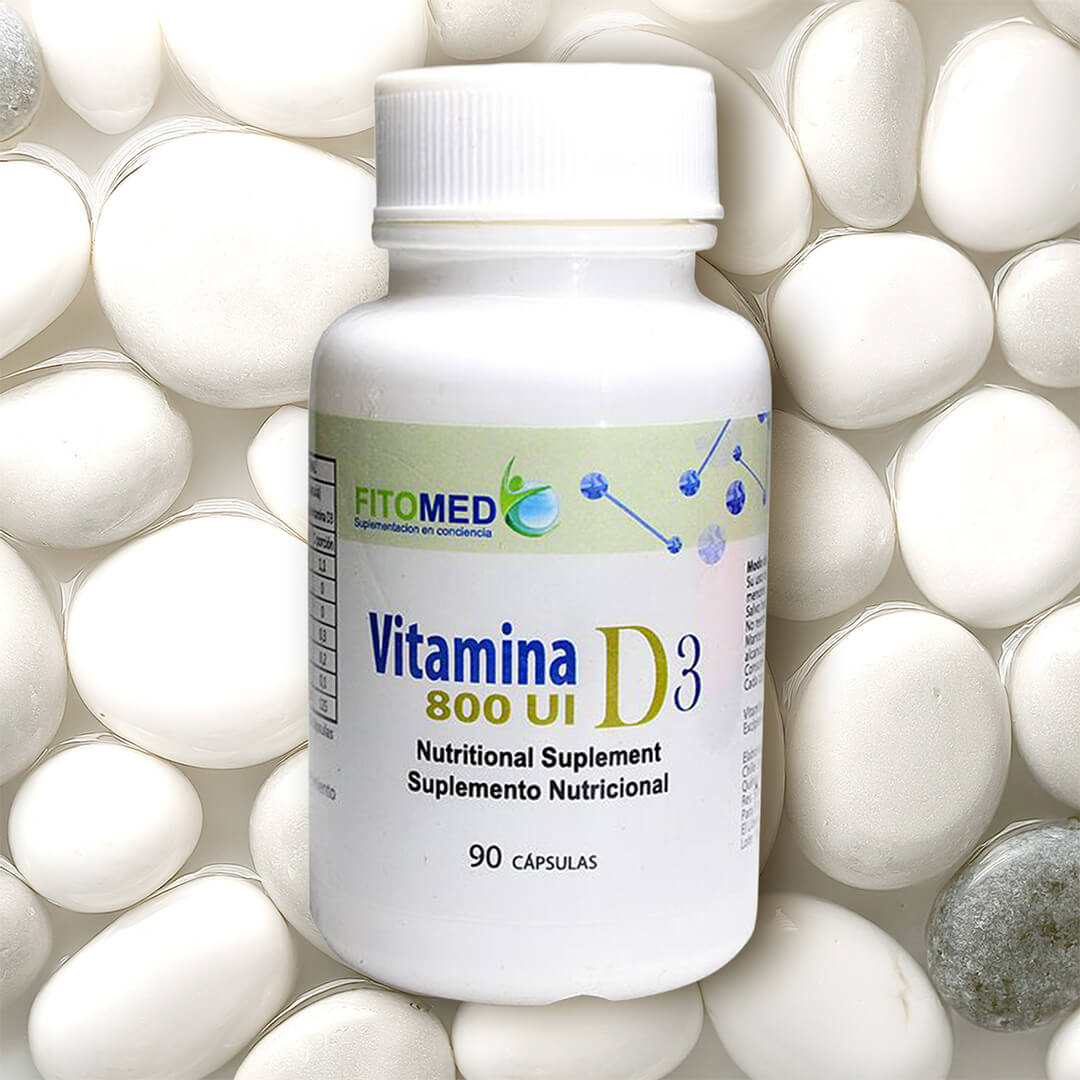 Vitamina D3 800 UI - 90 cápsulas - Dra Eulalia Latorre Cigliuti